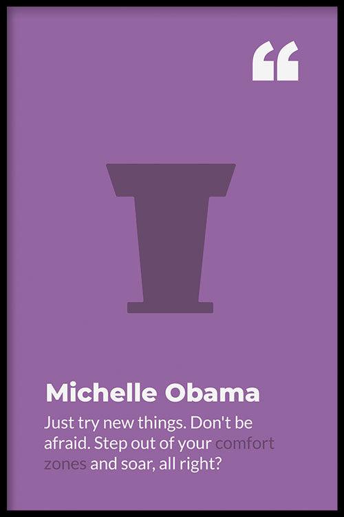 Buy Michelle Obama poster | walljar.com