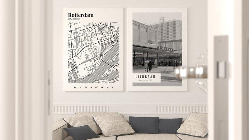 Rotterdam posters: 5x the best neighborhoods in a row! - Walljar.com