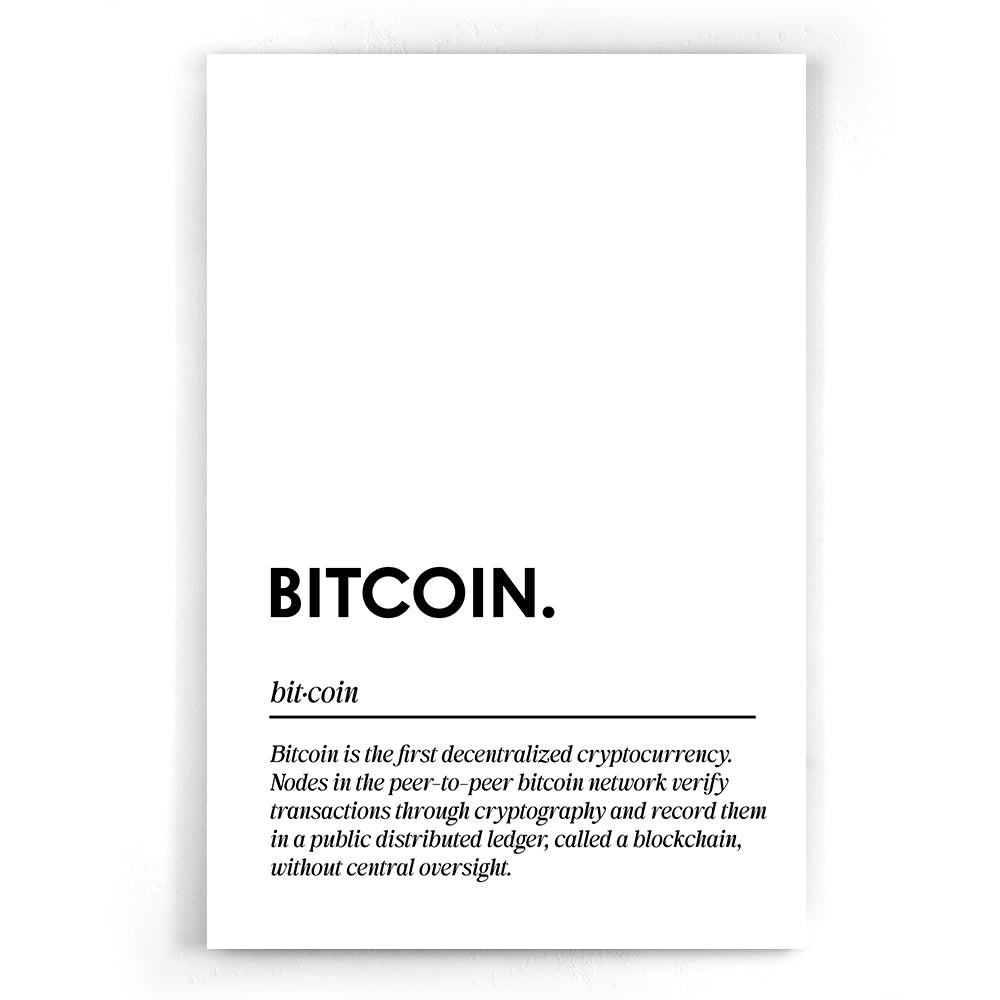 Bitcoin | Crypto designs on Walljar.com | Poster, Canvas or Glass Painting