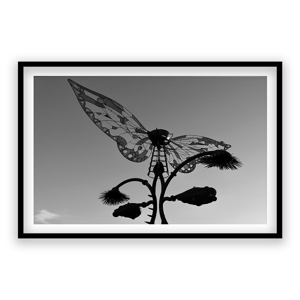 Burning Man - Butterfly Structure | Posters | Canvas | Walljar.com