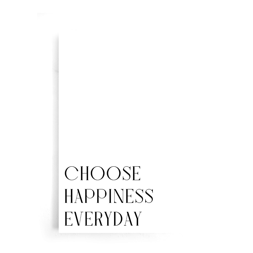 Choose Happiness Everyday | Inspirational Quotes Walljar.com