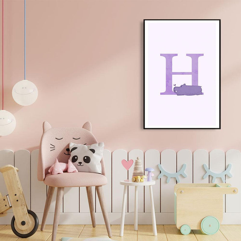 Order alphabet H poster | walljar.com