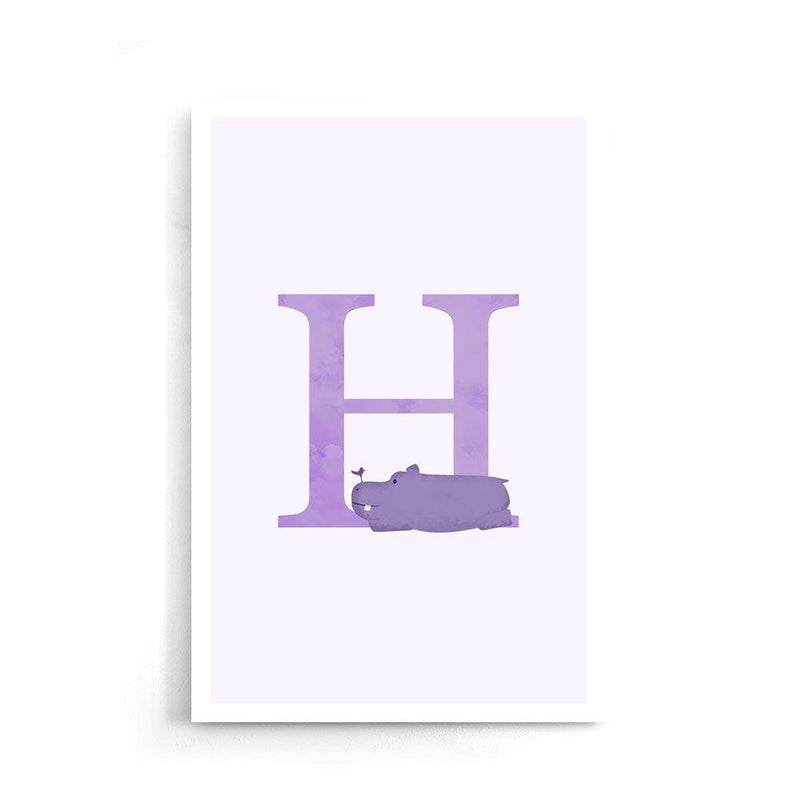 Order alphabet H poster | walljar.com