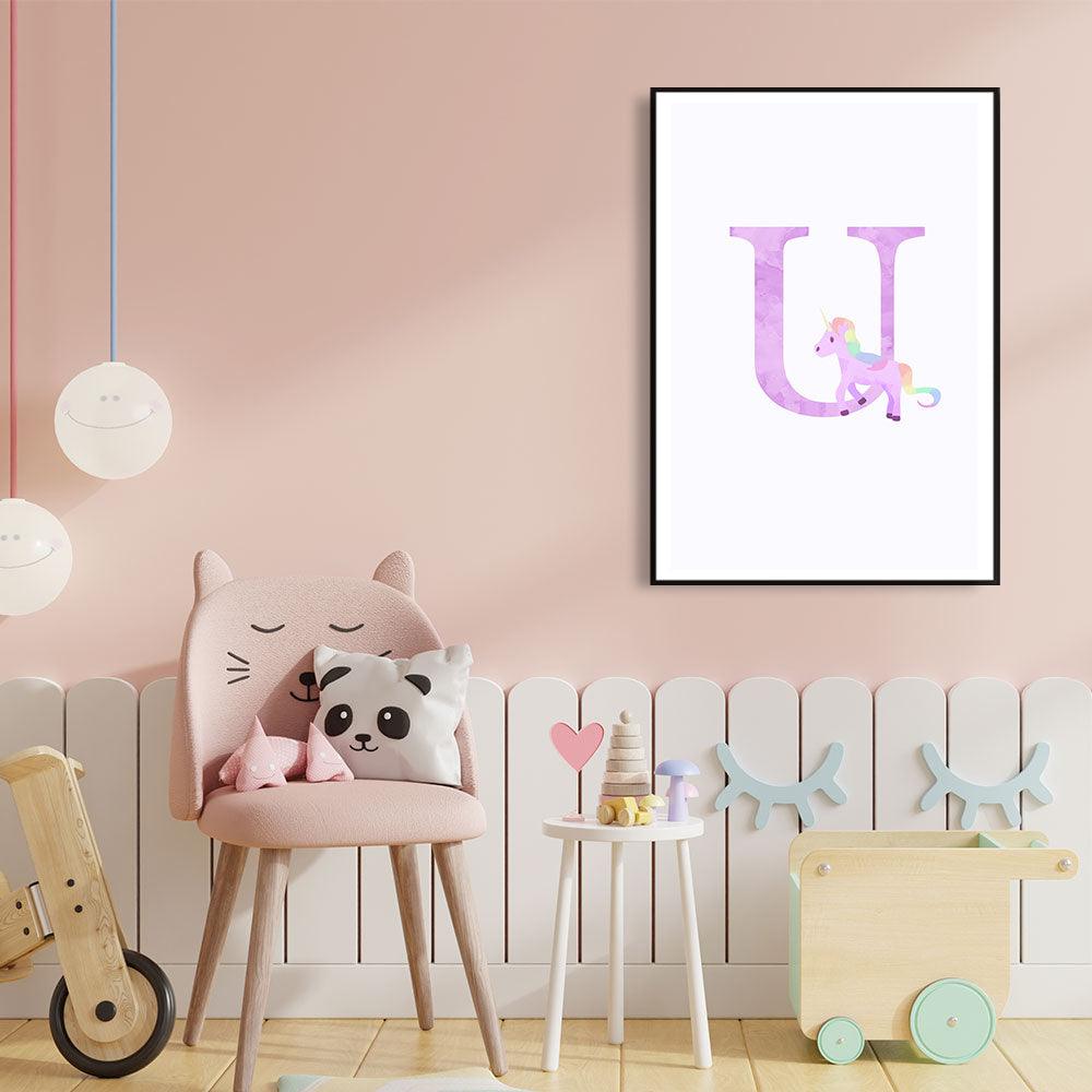 Order Alphabet U poster | walljar.com