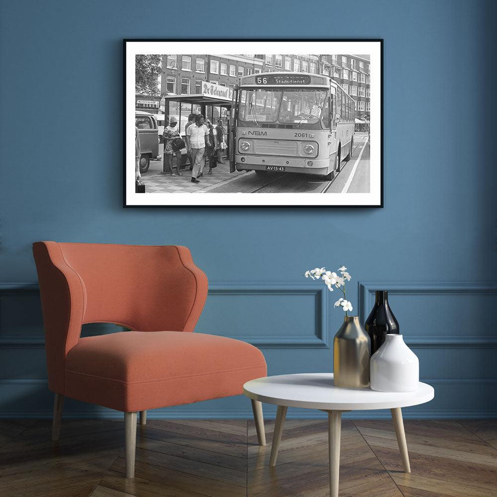 Amsterdam poster Bus Stop Bijlmer Amsterdam order online