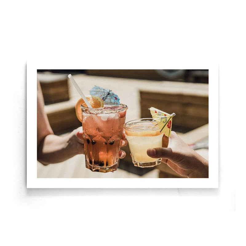 Zomer poster van Cocktail Proost bestellen | Walljar.com