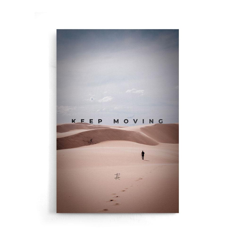 Bestel de motivatie poster Keep moving online | Walljar.com