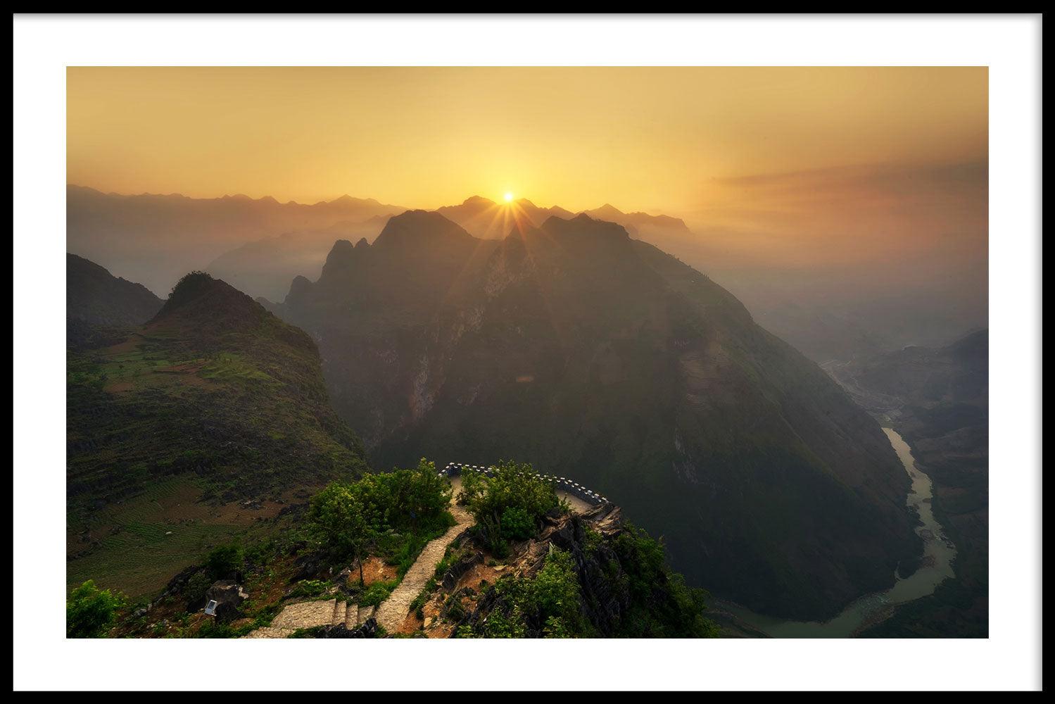 Poster natuur van Mã Pí Lèng bestellen | Walljar.com