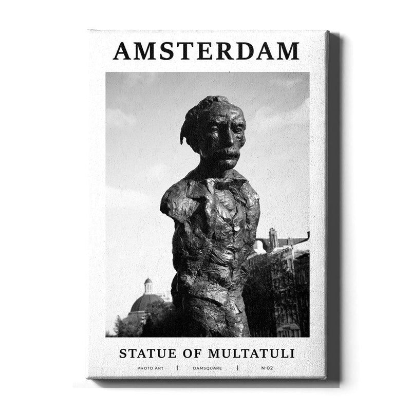 Foto Multatuli Beeld - Amsterdam Noir collectie bestellen | Walljar.com