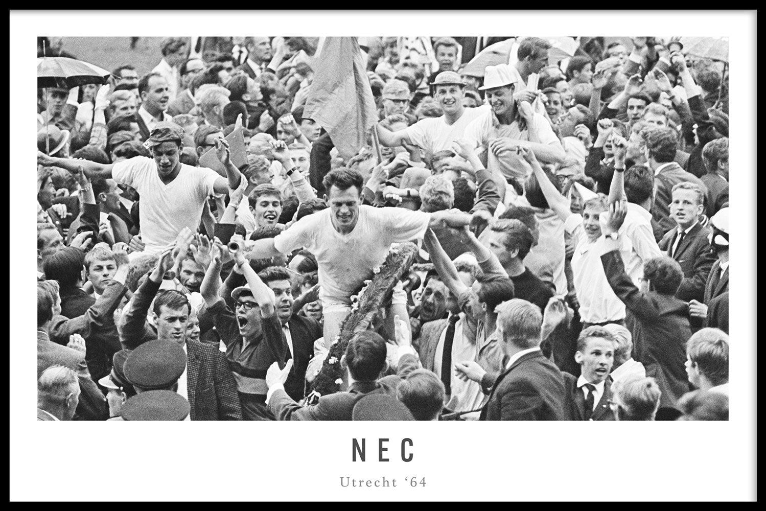 Bestel de Nijmegen poster NEC supporters '64 online | Walljar.com