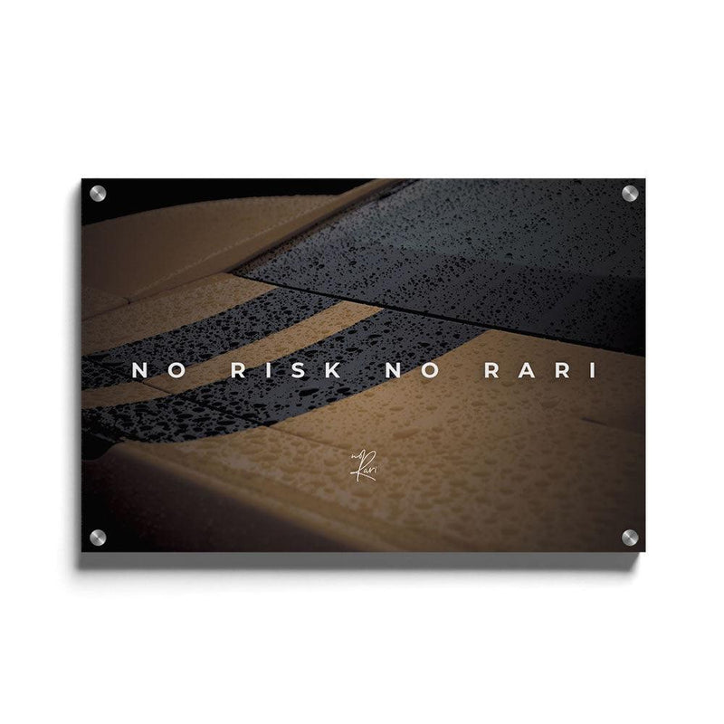 Bestel de motivatie poster No Risk No Rari Part 1 online | Walljar.com