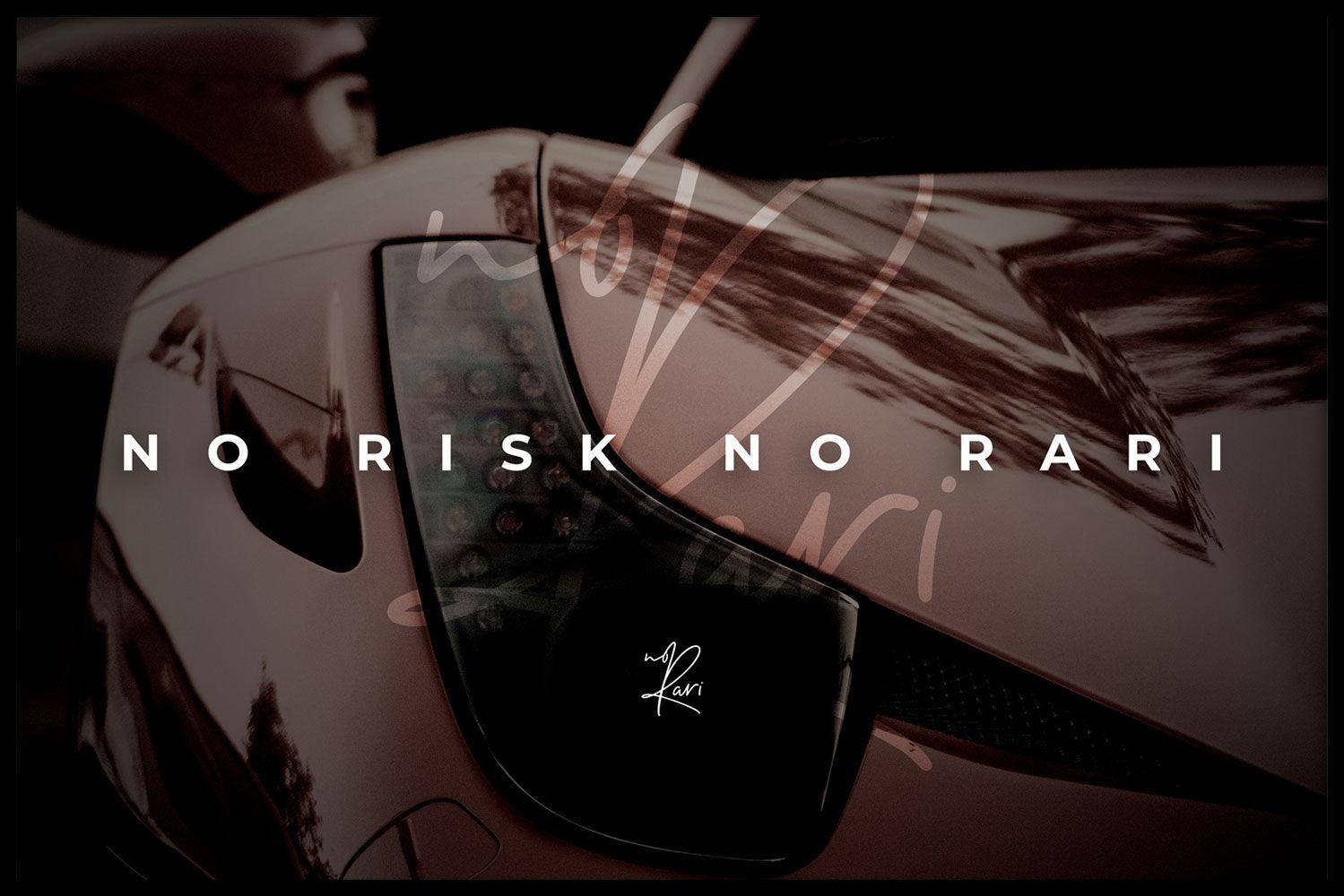 Bestel de motivatie poster No Risk No Rari Part 2 online | Walljar.com