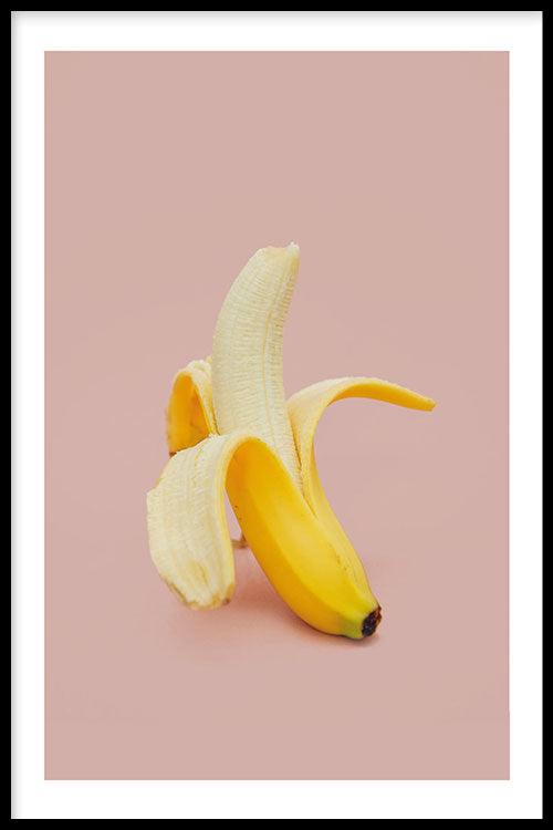 Order Peeled Banana kitchen poster online | walljar.com