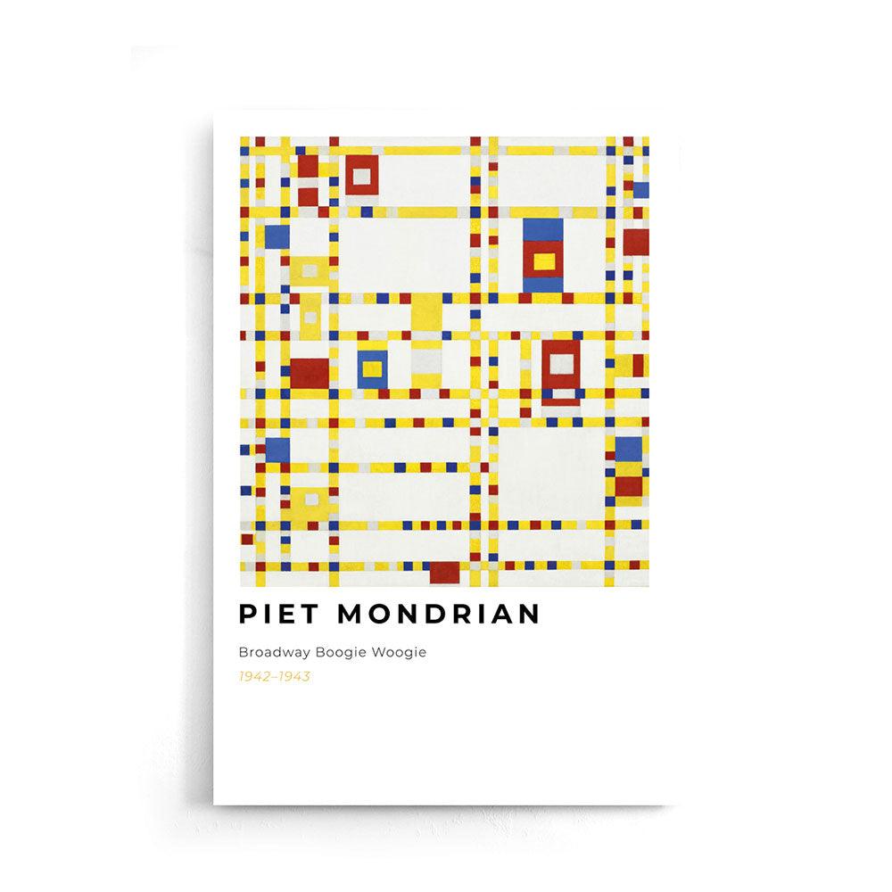 Piet Mondriaan - Broadway Boogie Woogie poster bestellen | Walljar.com