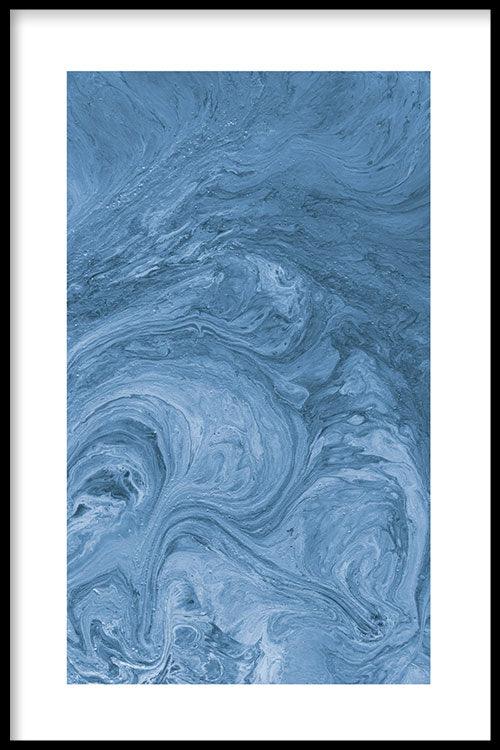 Abstract poster Silent Ocean order online | walljar.com