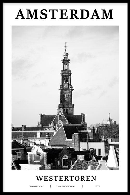 Amsterdam poster Westertoren bestellen | Walljar.com